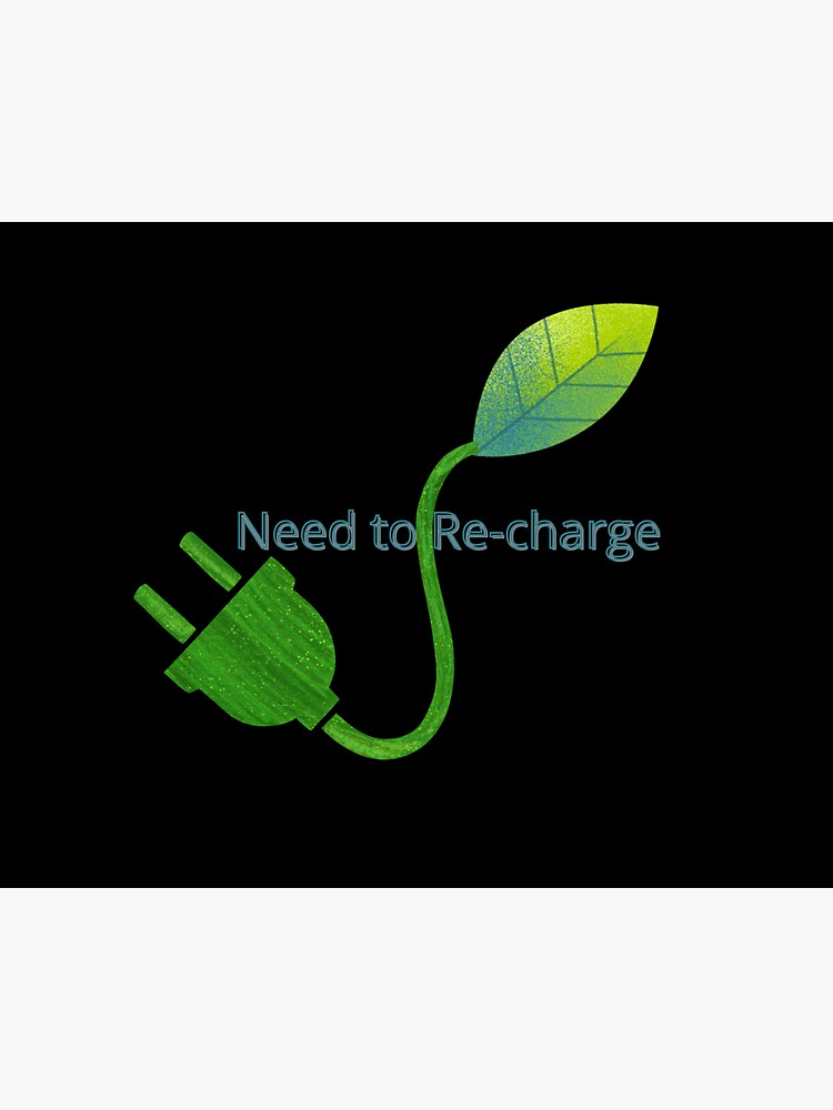 "Need to Recharge our environment" Sticker for Sale by vikasahmed ...