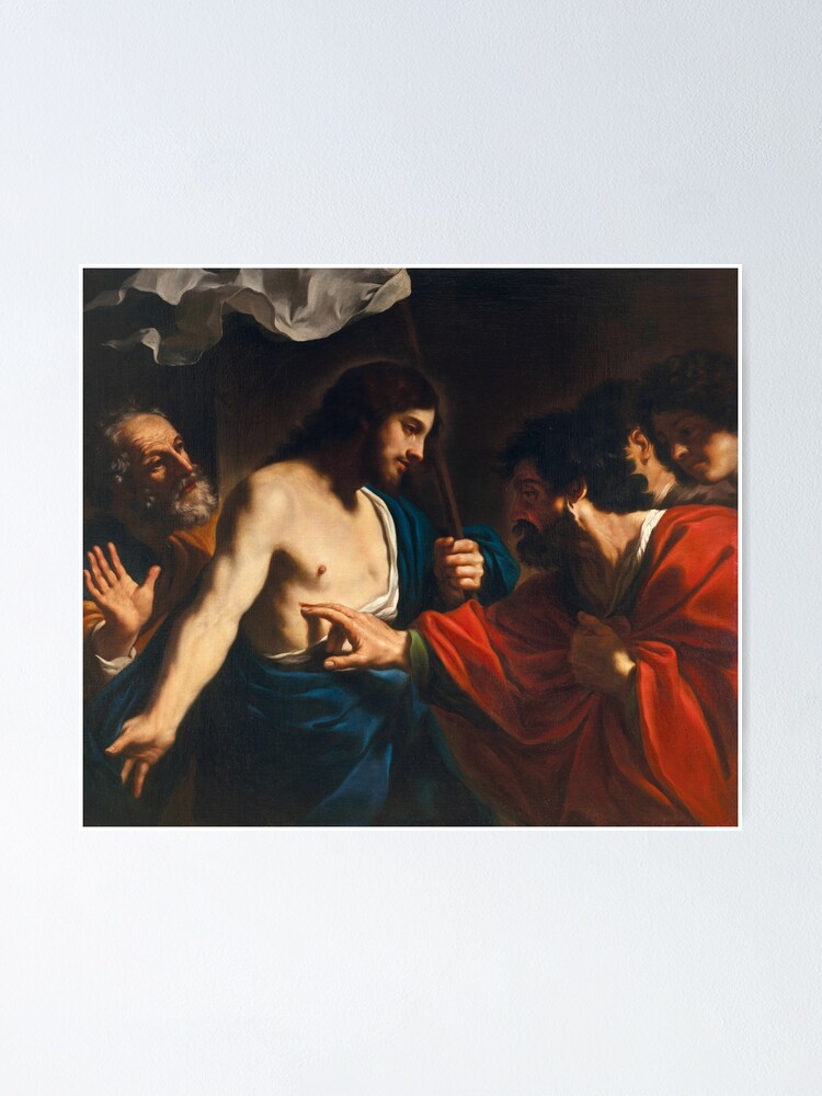 "The Incredulity of Saint Thomas | Guercino | 1629 Renaissance Gospel ...