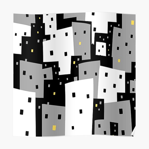 "Big City Life" Poster for Sale by GemsAnatomy | Redbubble