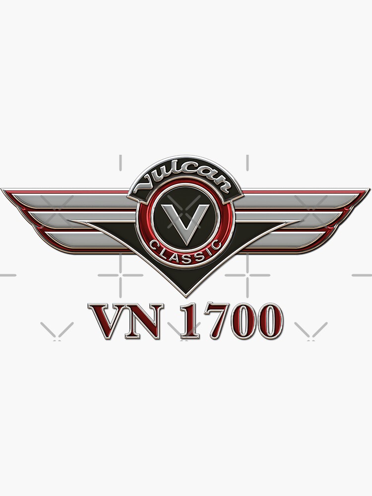"Vulcan VN 1700 Logo 2 3D" Sticker for Sale by Vulcan-VN | Redbubble
