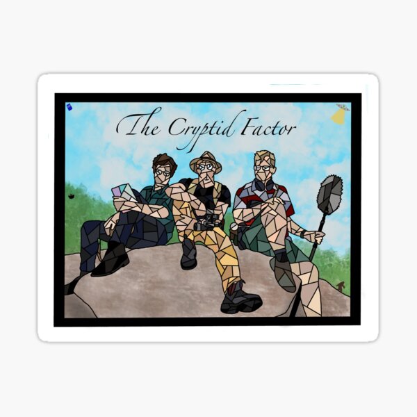 "Cryptid Hunters" Sticker for Sale by ndkiwi | Redbubble