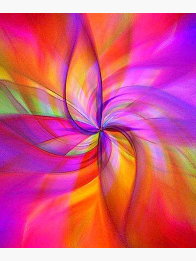 "Wispy colorful art print." Poster for Sale by SuperStarStore | Redbubble