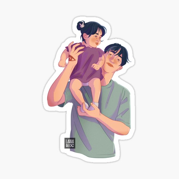 "Father daughter" Sticker for Sale by Lariablog | Redbubble