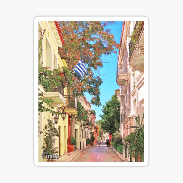 "Athens Greece City" Sticker for Sale by PostersStickers | Redbubble