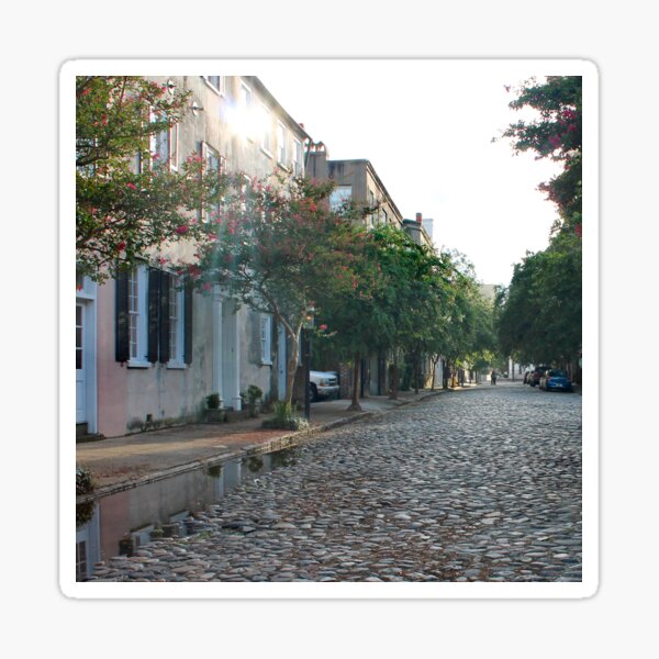 "Cobblestone in Charleston" Sticker for Sale by JPattonPnP | Redbubble
