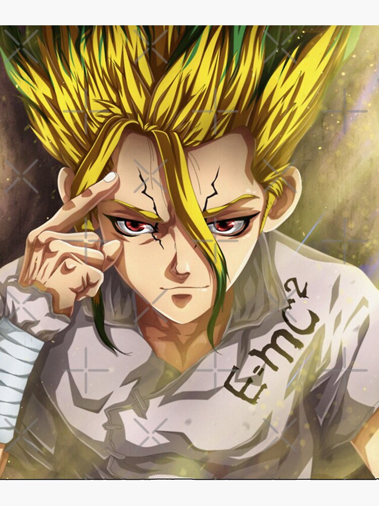 "dr stone senku" Sticker for Sale by MoEl-Art | Redbubble