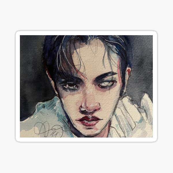 "DPR Ian watercolor " Sticker for Sale by Aew2237 | Redbubble