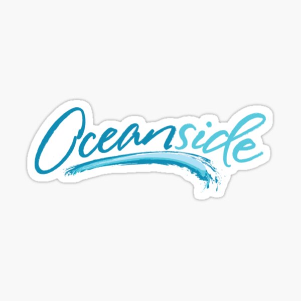 "Oceanside " Sticker for Sale by shisuiart | Redbubble