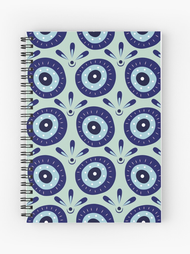 "Mediterranean Greek Blue Evil Eye Protection Pattern - Evil Eye ...