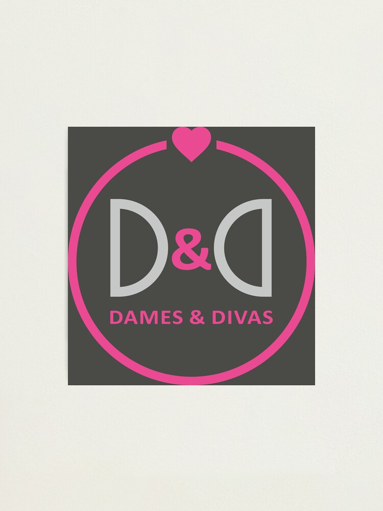"Dames en Divas Logo" Photographic Print for Sale by Dames-en-Divas ...