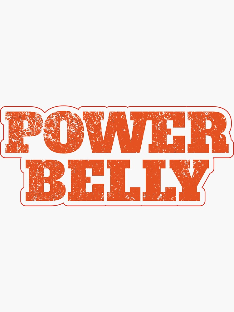 "Power Belly" Sticker for Sale by ScottyWalters | Redbubble