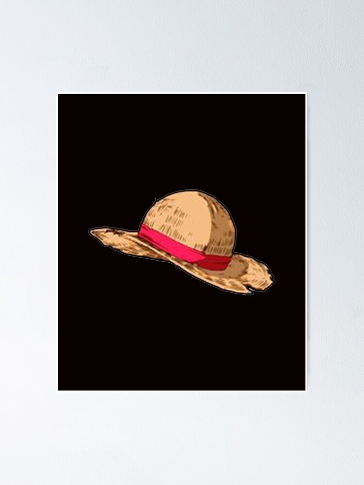 "luffy hat one piece" Poster for Sale by MoEl-Art | Redbubble