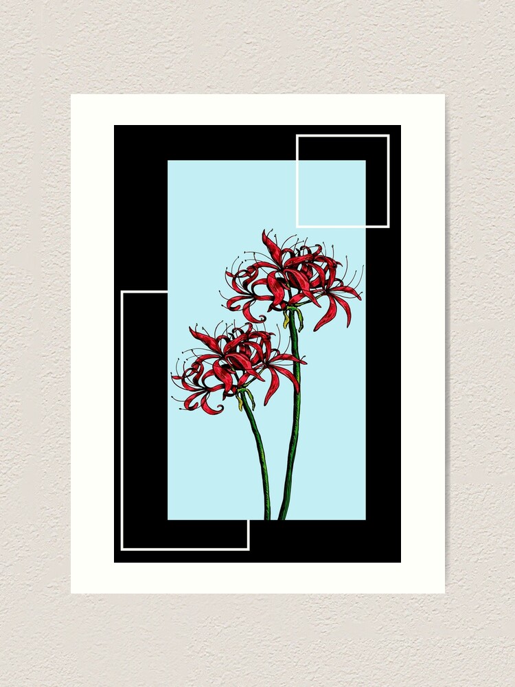 "Lycoris Recoil | Lycoris Flower" Art Print for Sale by LuciPer | Redbubble