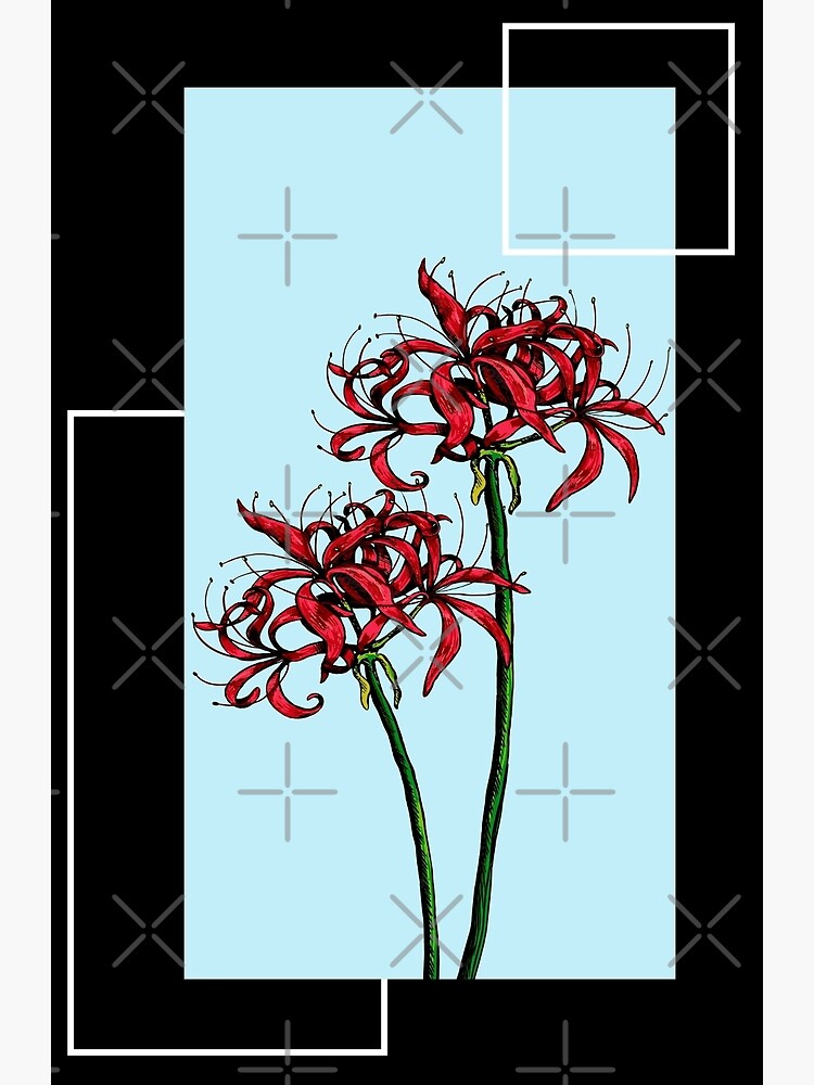 "Lycoris Recoil | Lycoris Flower" Art Print for Sale by LuciPer | Redbubble