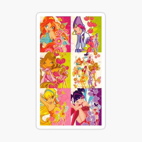 "WINX CLUB" Sticker for Sale by ARTRAVESHOP | Redbubble