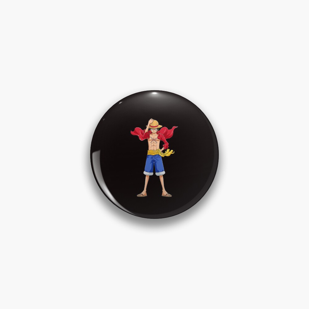 "Monkey d luffy one piece" Pin for Sale by MoEl-Art | Redbubble