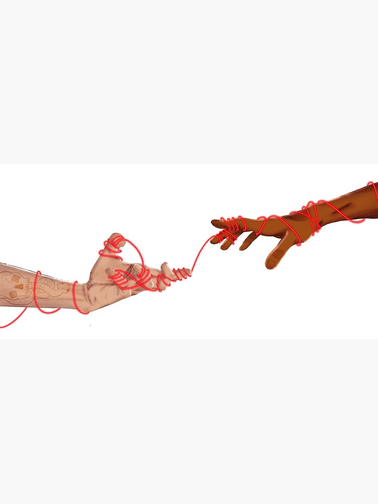 "jegulus drarry red strings of fate (no background)" Poster for Sale by ...