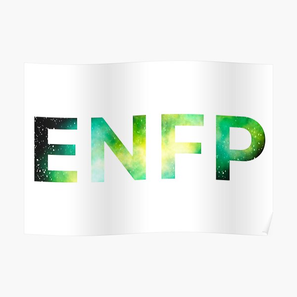 "Myers Briggs ENFP space/nebula inspired fomt" Poster for Sale by EJT ...