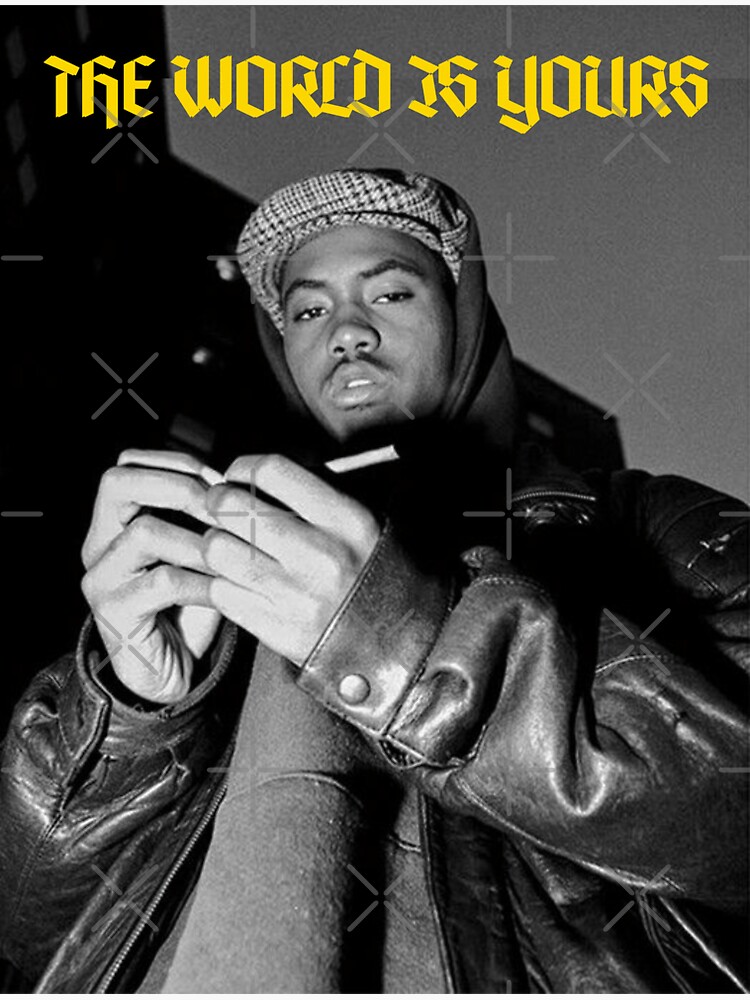 "Nas " The World Is Yours " Streetwear style" Sticker for Sale by ...