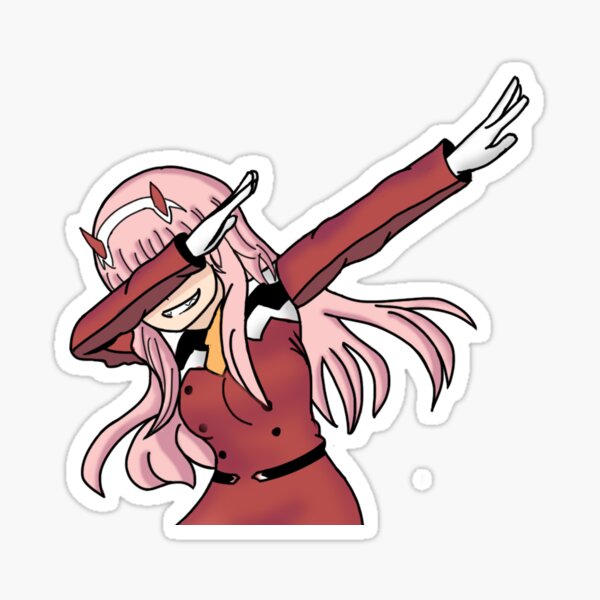 "Zero Two - Anime" Sticker for Sale by Ookay | Redbubble
