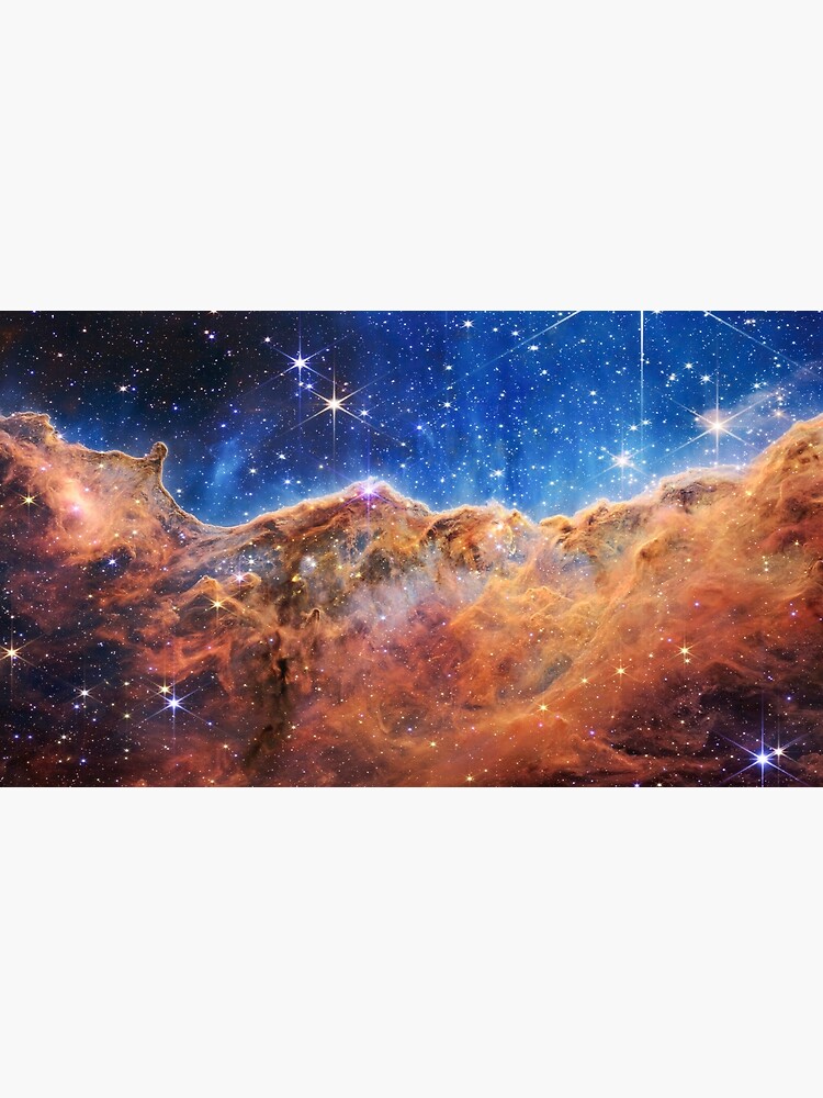 "James Webb Space Telescope, Cosmic Cliffs Carina Nebula" Art Print for ...