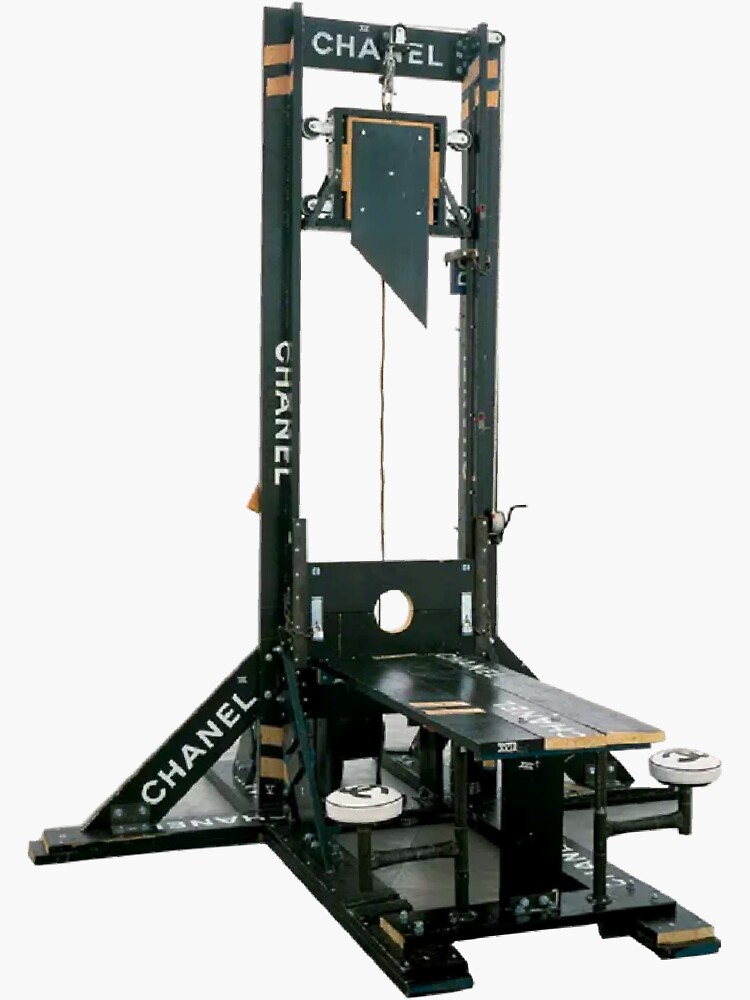 "Guillotine" Sticker for Sale by commiegothslut | Redbubble