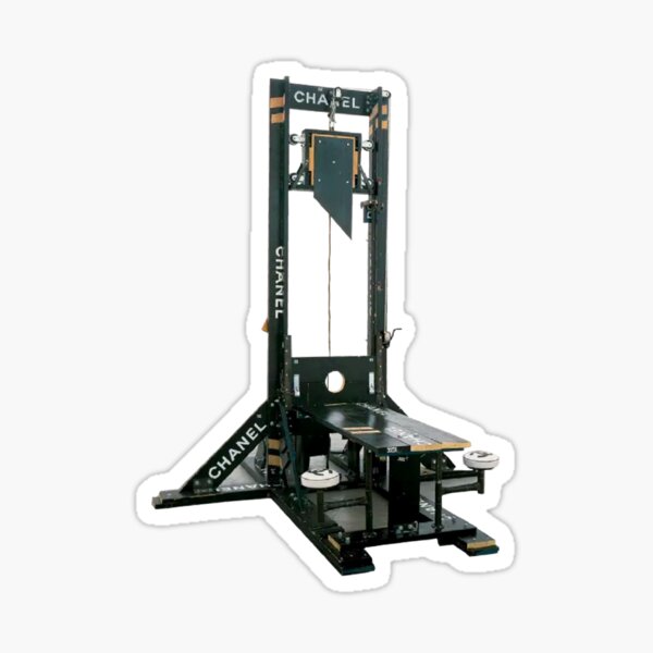 "Guillotine" Sticker for Sale by commiegothslut | Redbubble