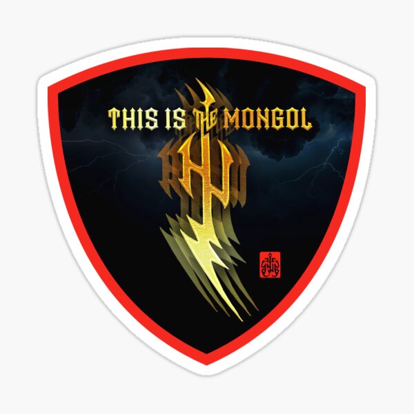 "This is "Mongol"" Sticker for Sale by SheltonVDevore | Redbubble