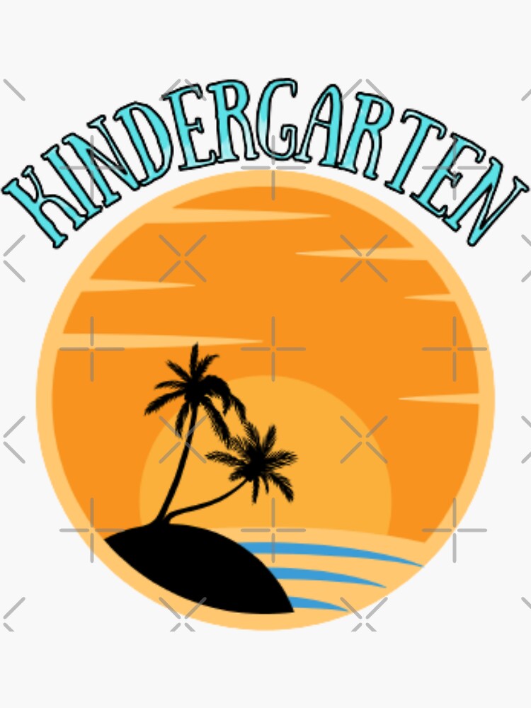 "kindergarten" Sticker for Sale by Freestylestore1 | Redbubble