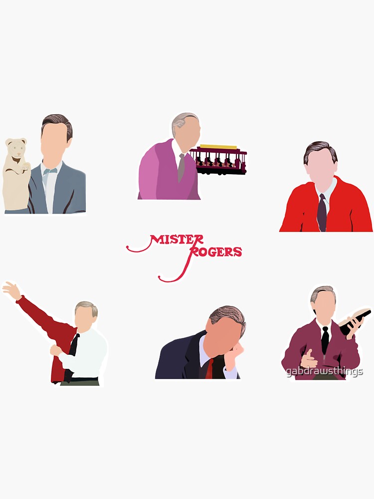 "Mister Rogers Ultimate Sticker Pack" Sticker for Sale by ...