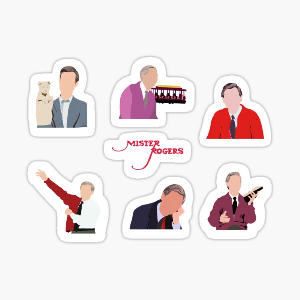 "Mister Rogers Ultimate Sticker Pack" Sticker for Sale by ...