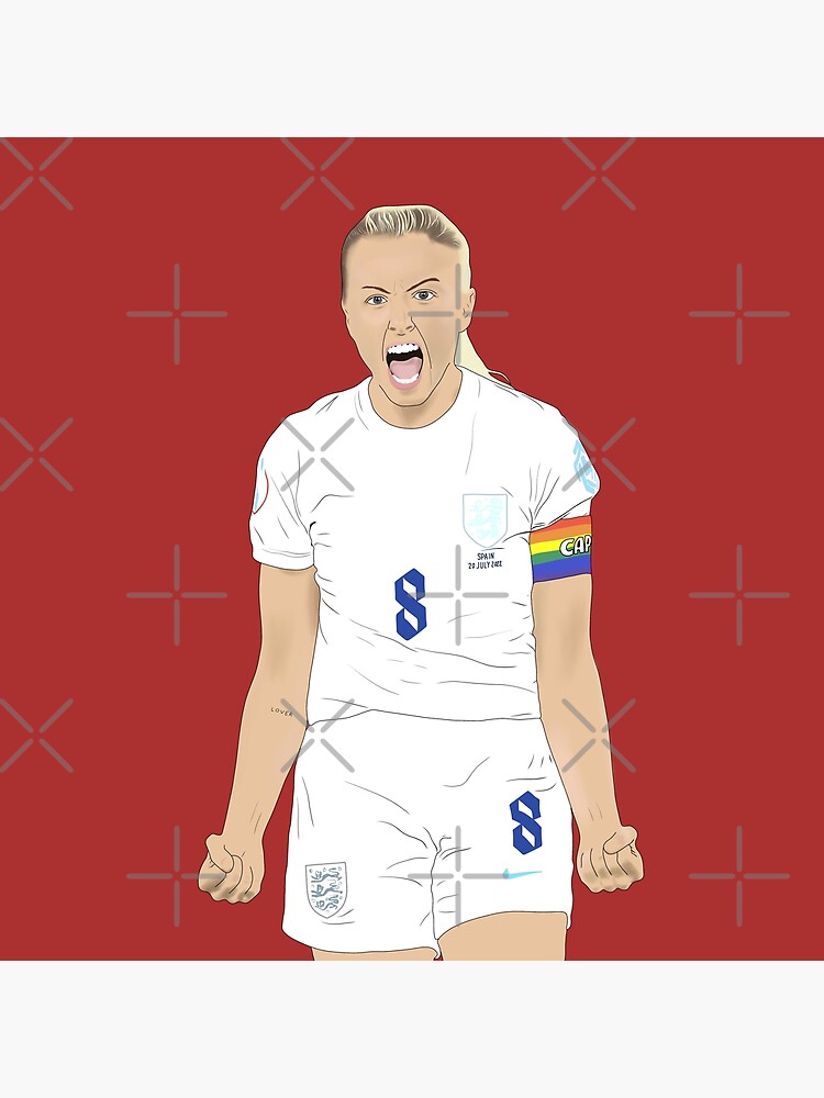 "Leah Williamson England Captain " Poster for Sale by Hevding | Redbubble