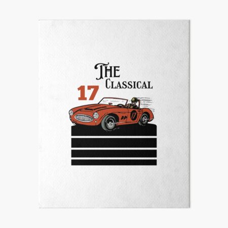 " Race Car number 17" Art Board Print for Sale by RiVeTILL | Redbubble