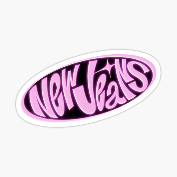 "NewJeans Logo Y2K Aesthetic" Sticker for Sale by xenocene | Redbubble