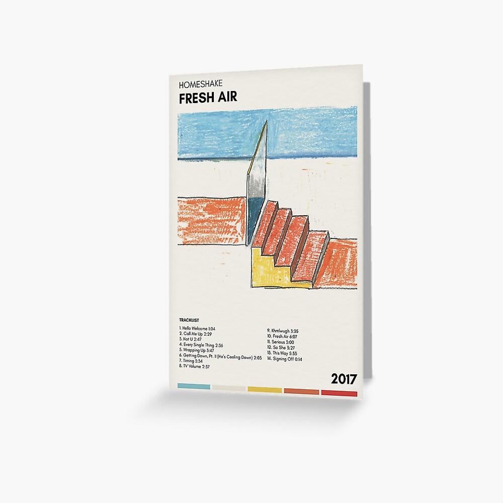 "FRESH AIR aesthetic album art" Greeting Card for Sale by nogginart ...