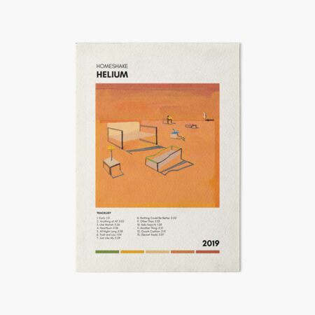 "HELIUM aesthetic album art" Art Board Print for Sale by nogginart ...