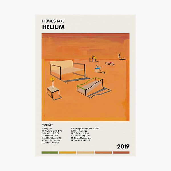 Lámina fotográfica «Carátula del álbum estético HELIUM» de nogginart ...
