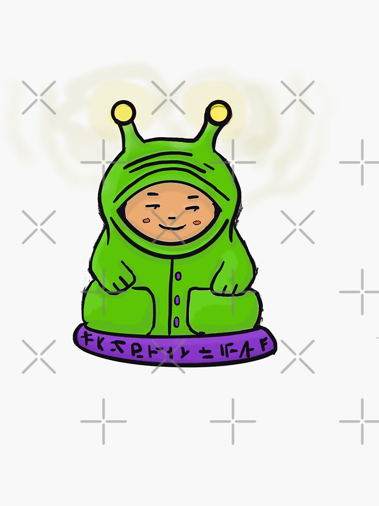 "Zen Frog" Sticker for Sale by GrowWithUsKNF | Redbubble