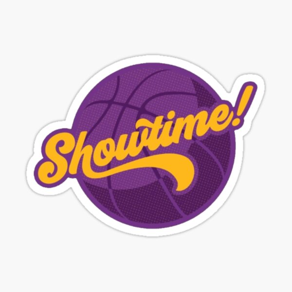 "Showtime Lakers" Sticker for Sale by Nolan-Stark | Redbubble