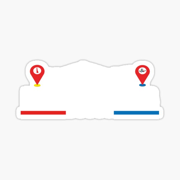 " Let's go to Brandon Falls Historical Landmark On Map" Sticker for ...