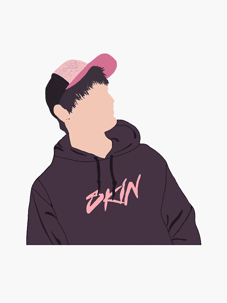 "SKIN x Colby Brock" Sticker for Sale by Claudia Griego | Redbubble