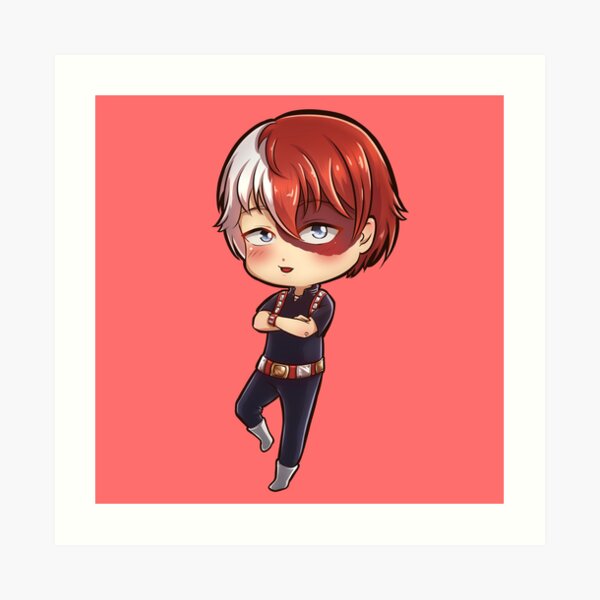 "Shoto Todoroki Chibi" Art Print for Sale by yumikaitsu | Redbubble