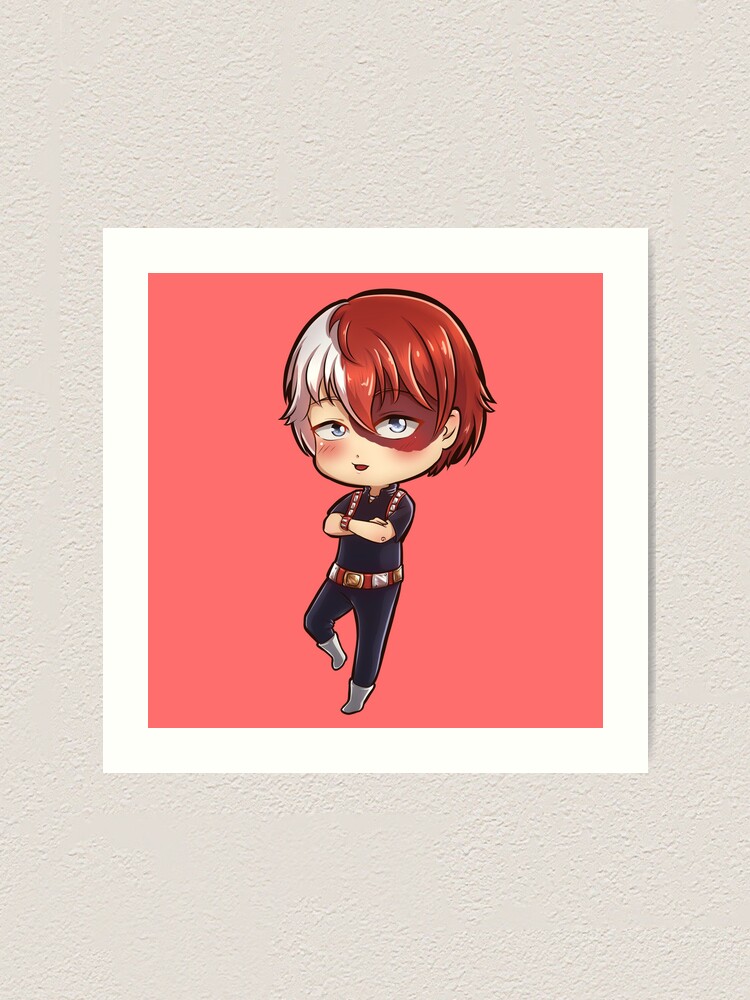 "Shoto Todoroki Chibi" Art Print for Sale by yumikaitsu | Redbubble
