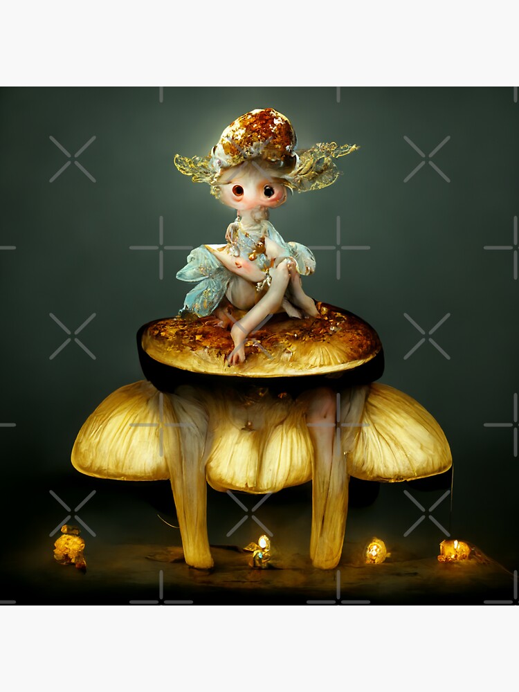 "Portrait of the Woodland Fae" Sticker for Sale by MythicPrompts ...