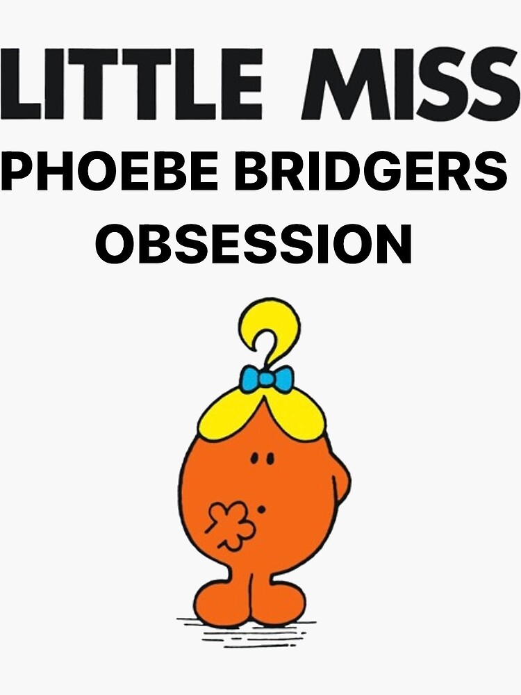 "little miss phoebe bridgers obsession" Sticker for Sale by bbboboo ...