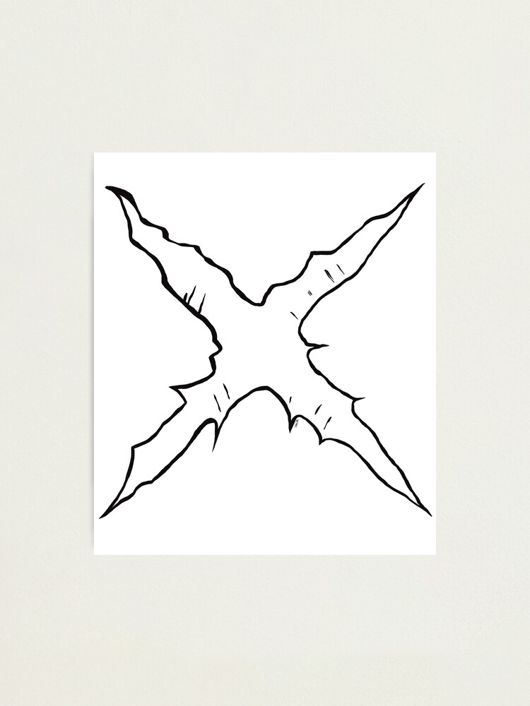 "Luffy’s Scar Lineart" Photographic Print for Sale by Superdooperman ...