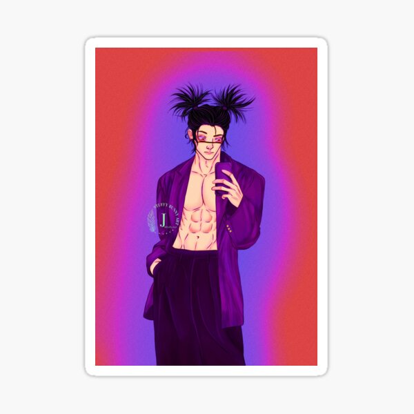 "Choso" Sticker for Sale by Stuffy-Bun | Redbubble