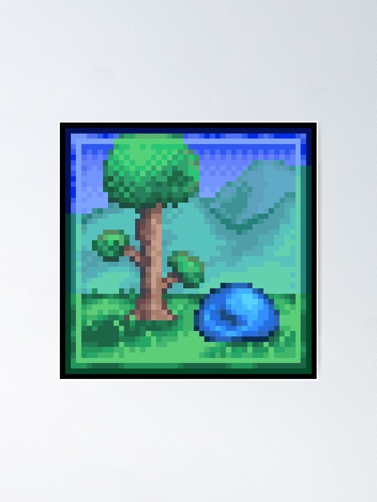 "Terraria Game Pixel" Poster for Sale by CheckeredShoes6 | Redbubble