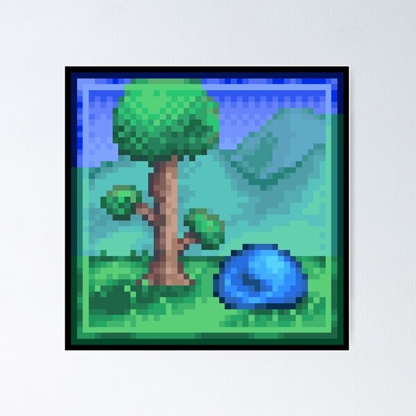 "Terraria Game Pixel" Poster for Sale by CheckeredShoes6 | Redbubble