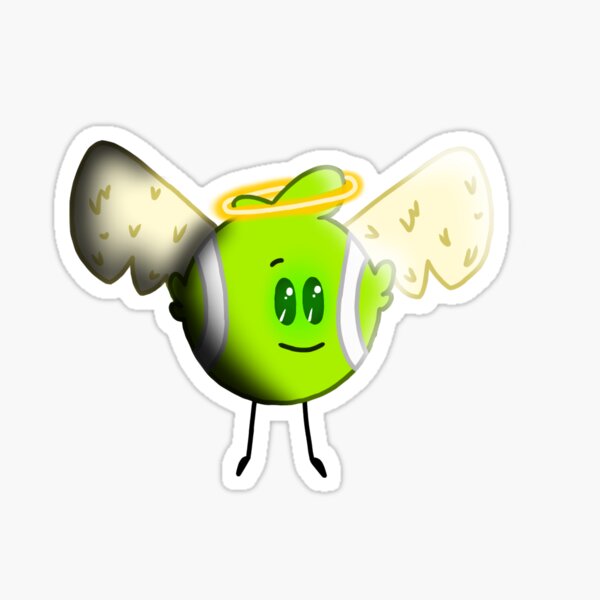 "Angel Tennisball - BFDI" Sticker for Sale by AnnaDaDum | Redbubble